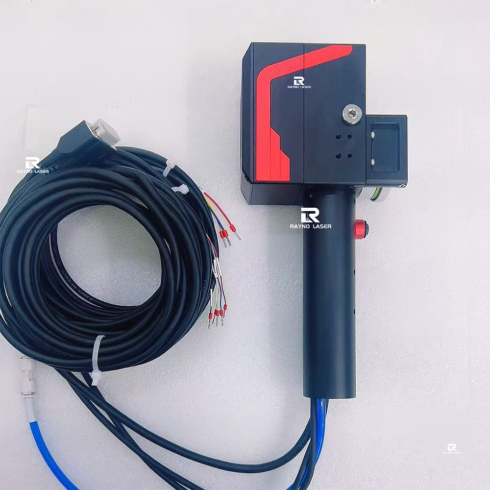 300W Pulsed Laser Cleaning Machine Head with Double Control Screen ...